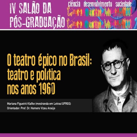 O teatro épico no Brasil: teatro e política nos anos 1960 | PDF