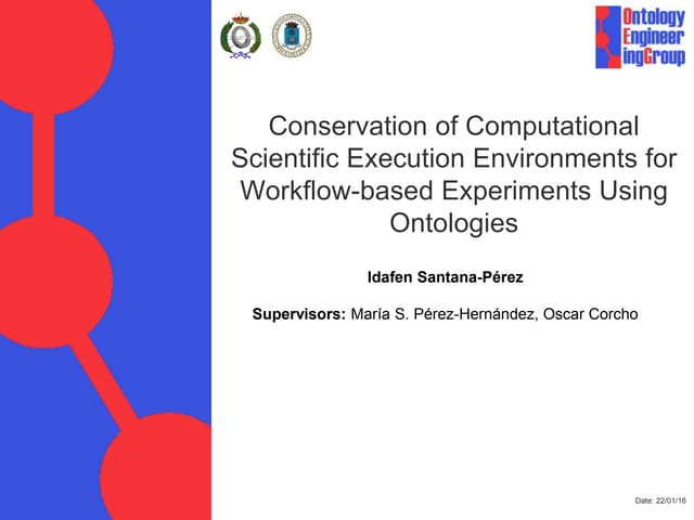 Phd Thesis Conservation Of Computational Scientific Execution Environments For Workflow Based