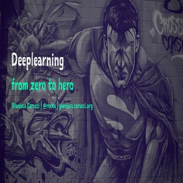 Pycon9 - Deep Learning from zero to hero | PPT