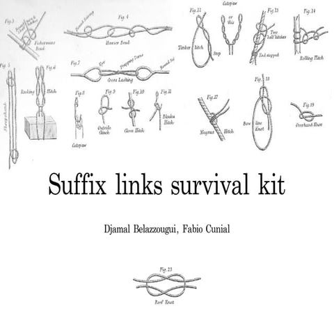 Suffix links survival kit | PDF | Technology & Computing