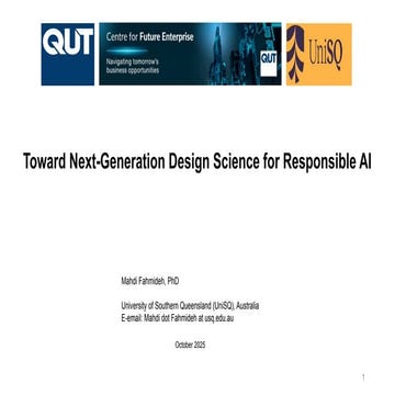 Toward Next generation design science for responsible AI | PPTX