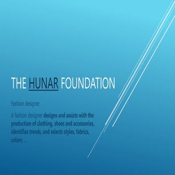 FASHION DESIGNER | PPT