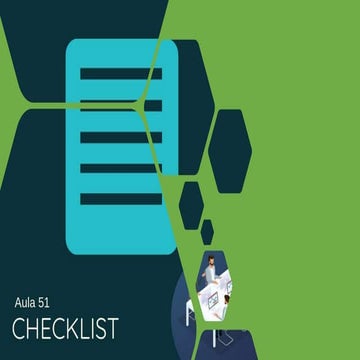 Checklist - Gestor de tarefas | PPTX