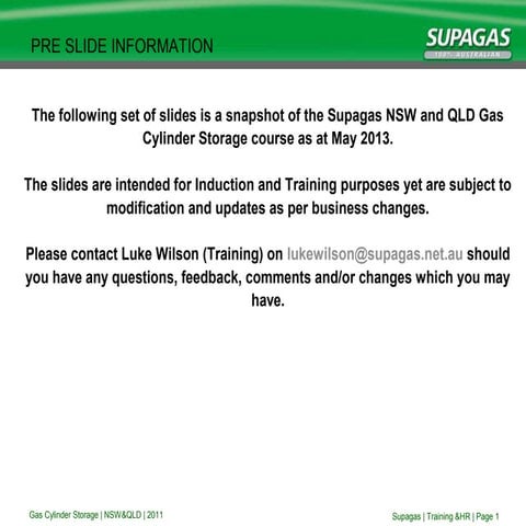 Slides Gas Cylinder Storage V1.3 | PPT