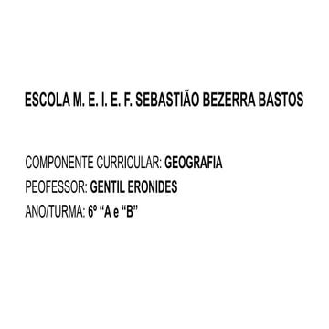 Slides - Paisagem 2025- alunos. Sebastião Bezerra Bastospptx | PPTX