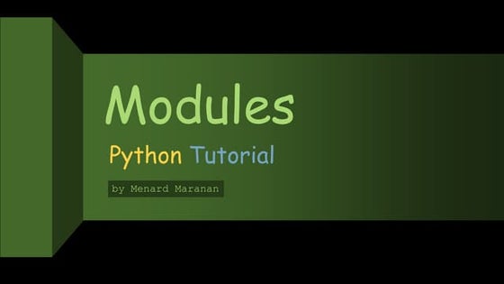 Slides python numbers (menard maranan) | PPT