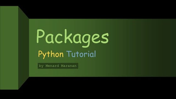 Python class (menard maranan) | PPT