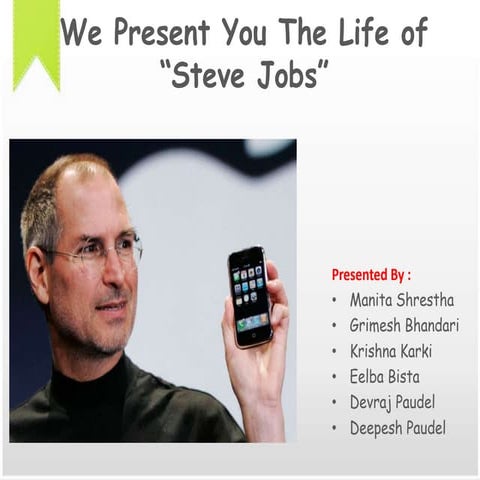 Slides steve jobs | PPTX