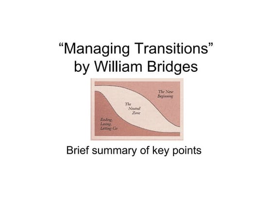 Transition and Change - Bridges | PDF