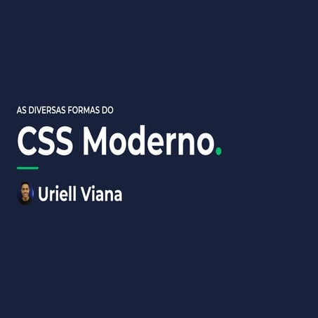 TDC BH | FRONT-END: As diversas formas do css moderno | PPT