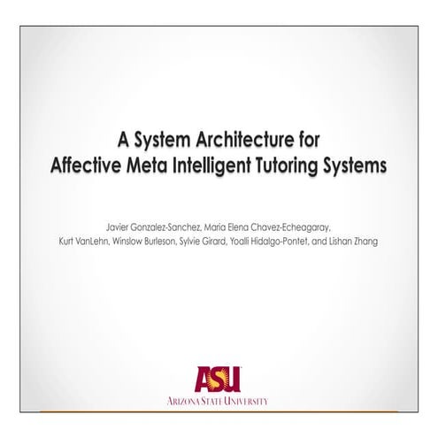 Intelligent tutoring systems (ITS) for online learning | PPTX