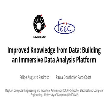 Improved Knowledge From Data Building An Immersive Data Analysis