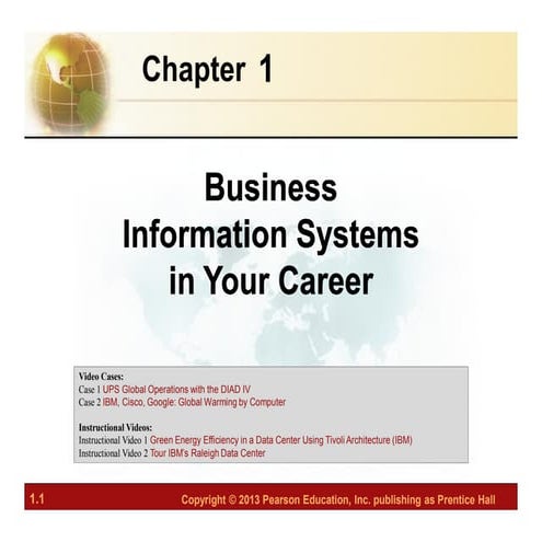 Business Information System in Your Career | PPT