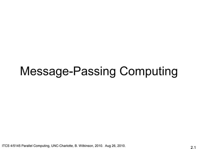 Open Mpi Ppt Operating Systems Computer Software And Applications