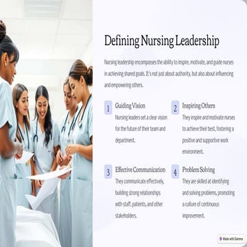 the future of nursing leadership will be shaped | PDF