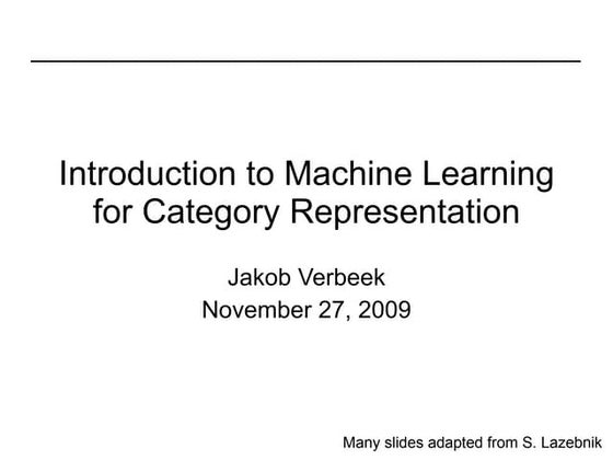 Supervised learning and Unsupervised learning | PPT