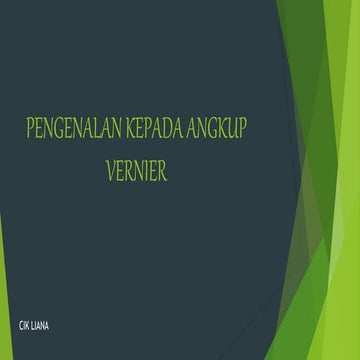 Slides angkup vernier | PPTX