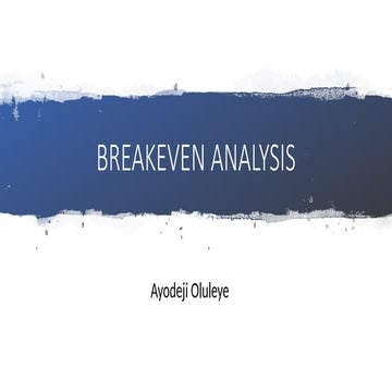 Slides Breakeven Analysis Pptx Documents Pptx