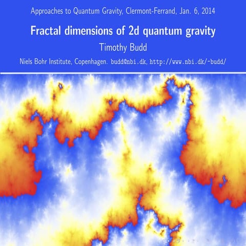 Fractal dimensions of 2d quantum gravity | PDF