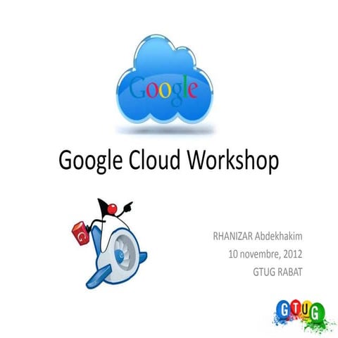 Google Cloud Workshop | PPTX