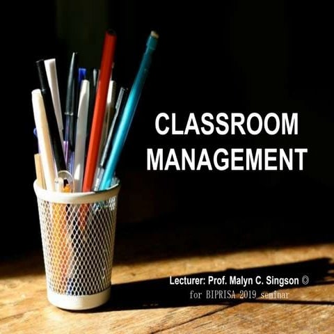 Classroom Management 101 | PPTX