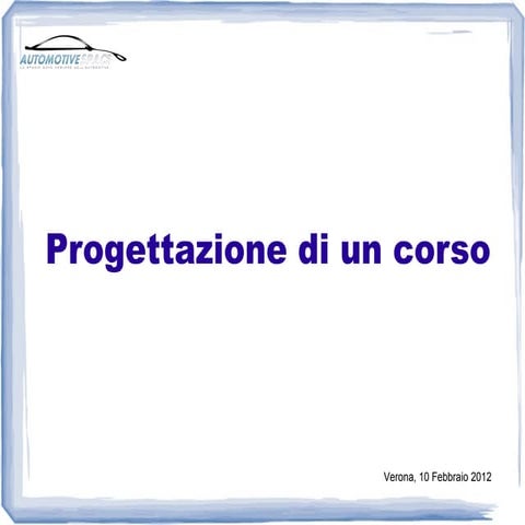 Slides corso 10 feb 2012 | PDF