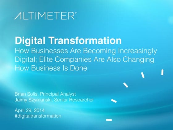 Digitalization | PPT