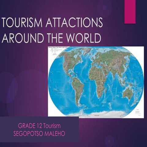 Tourism Attractions Worldwide | PPTX