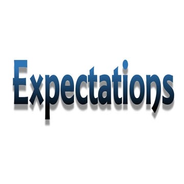 Expectations | PDF
