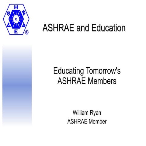 Illinois Chapter of ASHRAE April 2011 Student Night | PPT