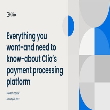 Everything You Want—and Need—To Know About Clio’s New Payment ...