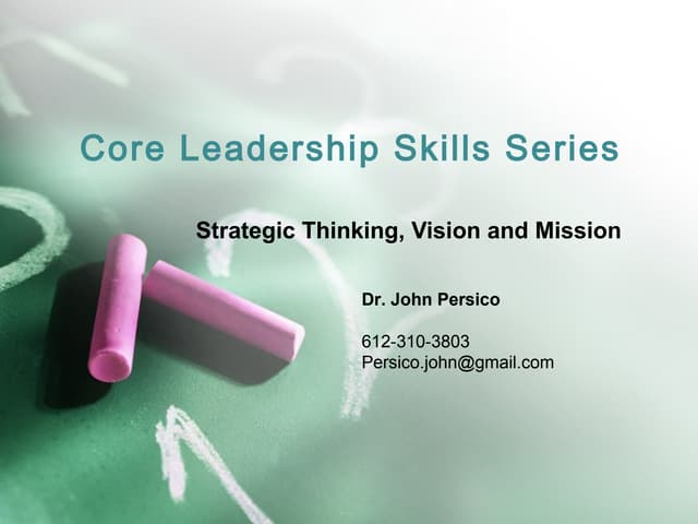 Strategic Visioning Infographic | PDF | Business | Business and Finance