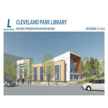 Cleveland Park Library Design Concept | PPTX