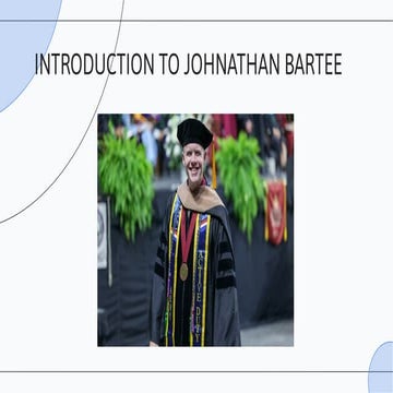 Johnathan Bartee Johnathan Bartee Seton Hall Johnathan Bartee South Orange | PDF