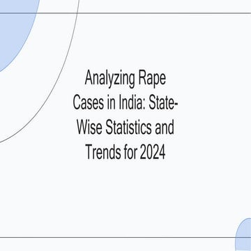 Rape Cases in India - Statistics & State Wise Cases 2024 | PDF