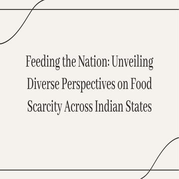 Food scarcity in india | PPTX