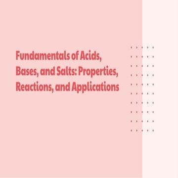 Acids & Bases | PPT