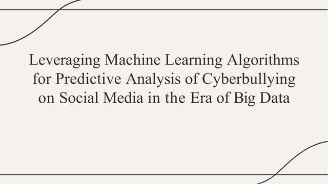 Slidesgo Leveraging Machine Learning Algorithms For Predictive Analysis