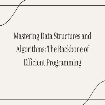 Slidesgo Mastering Data Structures And Algorithms The Backbone Of Efficient Programming 2025012pdf 