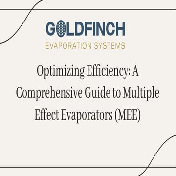 A Comprehensive Guide to Multiple Effect Evaporators (MEE) | PDF