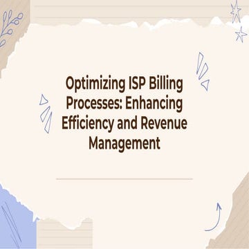 Boost Your Business with ISPmate's Top-Tier ISP Billing Software | PDF