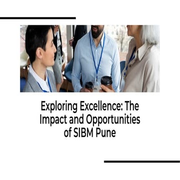 SIBM Pune: Premier Business School for Management Excellence | PDF
