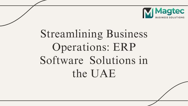 Slidesgo Streamlining Business Operations Erp Software Solutions In The