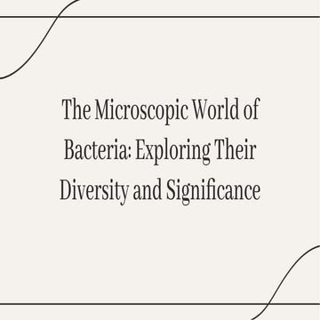World of microbes | PPT