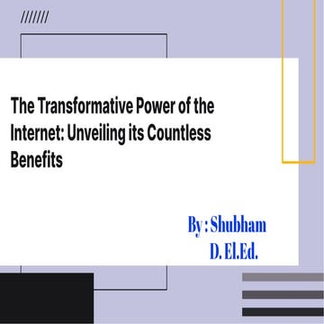 The transformative power of internet : Unveiling its countless benefits ...