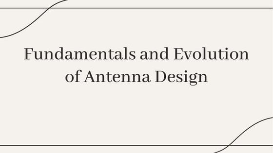 The-World-of-Antennas.pptx rgkmfkomkfmdklmkfld | PPT