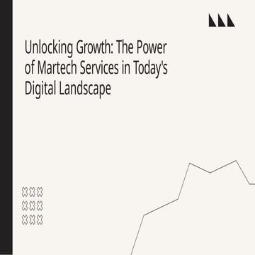 Unlocking Growth The Power Of Martech Services In Todays Digital Landscape Ppt