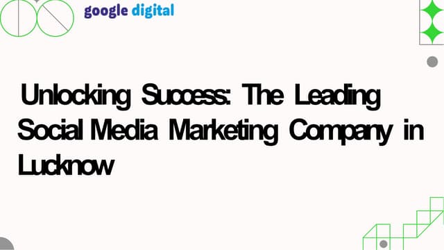 Unlocking Success Social Media Marketing | PPT Unlocking Success Social Media Marketing | PPT