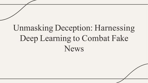 Fake News Detection Using Machine learning algorithm | PPTX | Computing ...