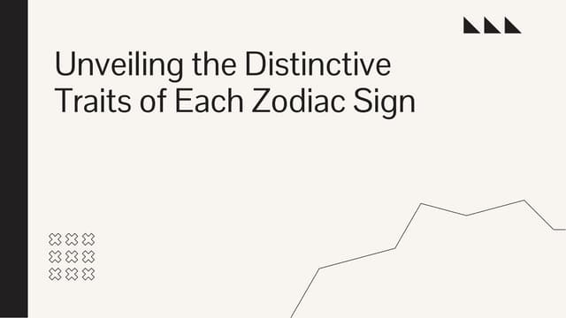Personality Traits of Zodiac Signs | PDF